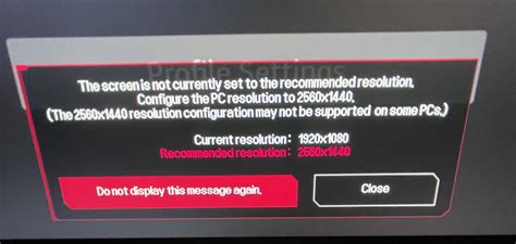 Pc Resolution Configuration Issue Rlgoled