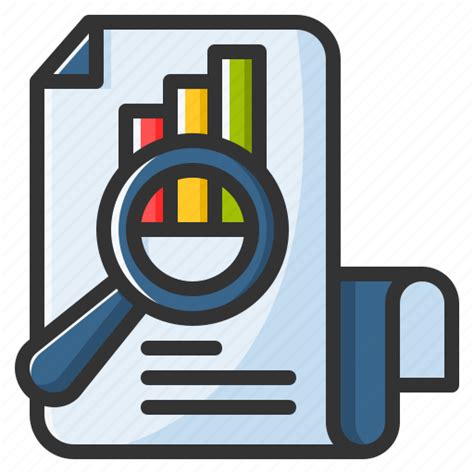 Data Research Data Research Analysis Chart Analytics Report Icon