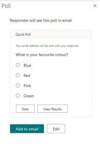 How To Create A Poll Using Forms In Outlook The Training Lady