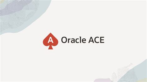Jan Květina Jankvetina Cz On Linkedin Promoted To Oracle Ace Pro I Usually Dont Post