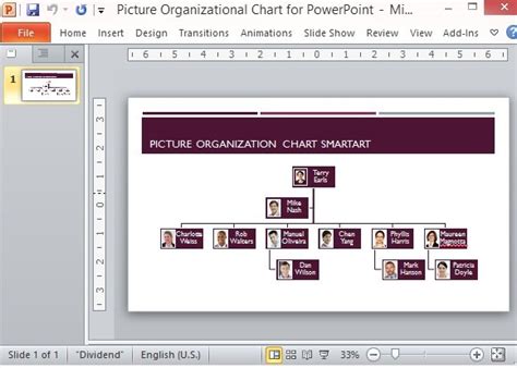 Create Organizational Chart In PowerPoint