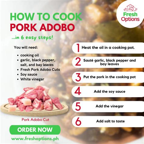 Famous Filipino Dish Pork Adobo In 6 Easy Steps Madali Na Masarap Pa