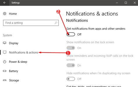 How To Turn Off Action Center Notifications In Windows