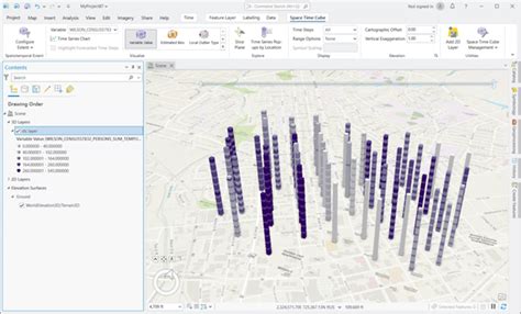 Visualization Display Themes For The Space Time Cube Layer—arcgis Pro Documentation