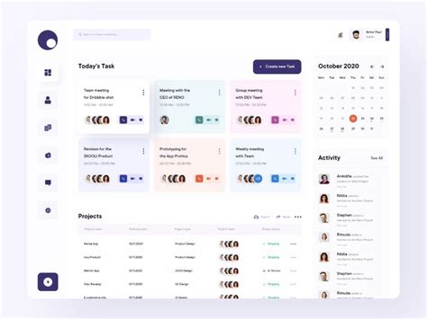 Task Management Web App Concept Uplabs Task Management Web App Task
