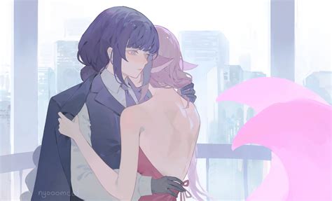 Raiden Shogun And Yae Miko Genshin Impact Drawn By Nyoomcat Danbooru