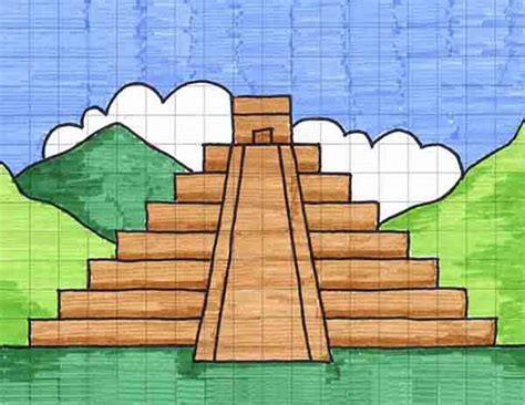 Easy How To Draw The Mesa Verde Tutorial And Coloring Page