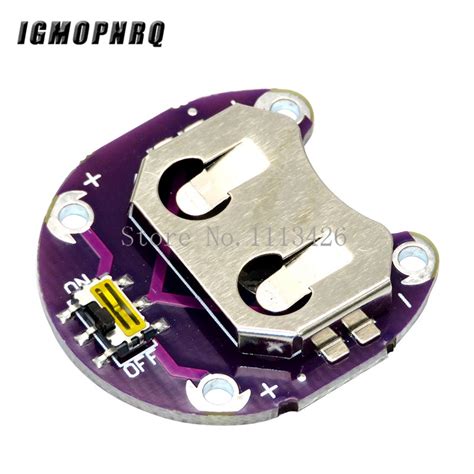 Lilypad Coin Cell Battery Holder Cr2032 Battery Mount Module Shopee Malaysia
