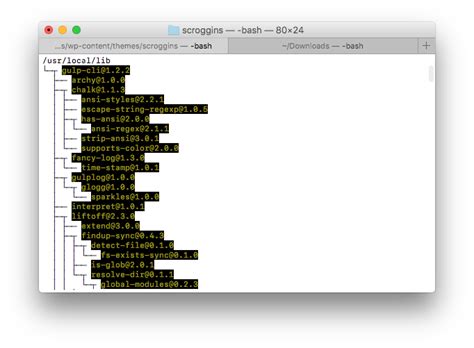 homebrew node and gulp for wordpress development tom mcfarlin