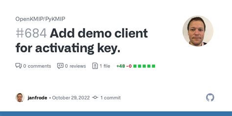 Add Demo Client For Activating Key By Janfrode Pull Request OpenKMIP PyKMIP GitHub