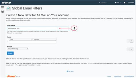 How To Use Manage Global Email Filters In CPanel