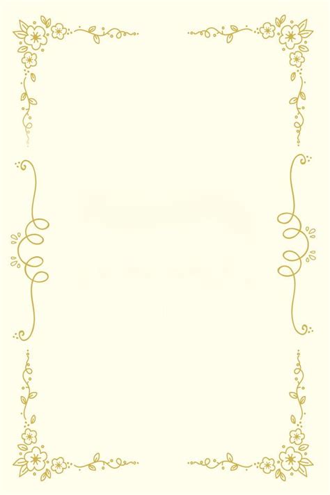 Simple Atmosphere European Border Background Artofit