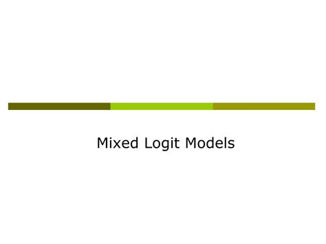 Ppt Discrete Choice Models Powerpoint Presentation Free Download