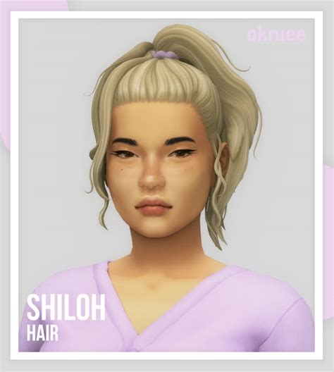 Get More From Okruee On Patreon Sims Hair Sims Sims 4