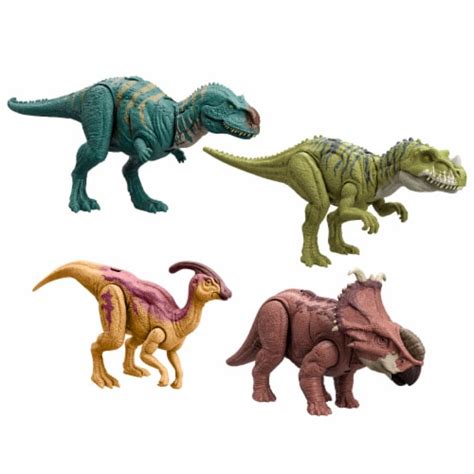 Mattel Jurassic World Wild Roar Parasaurolophus Dinosaur Figure 1 Ct