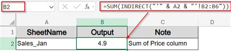 excel indirect function to reference different sheets excel insider