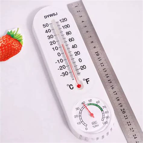 Wall Mounted Household Analog Thermometer Hygrometer Humidity Monitor