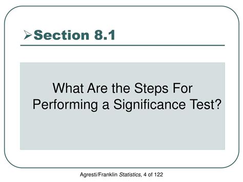 Ppt Chapter 8 Statistical Inference Significance Tests About