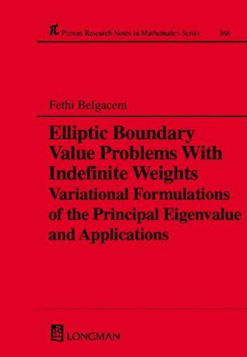 Elliptic Boundary Value Problems With Indefinite Weights Variational Formulations Of The