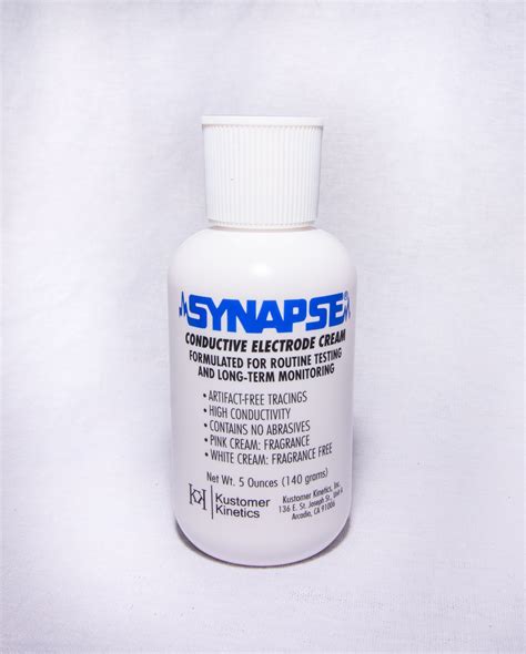 Synapse Conductive Electrode Cream Aset The Neurodiagnostic Society