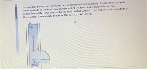For Problem Below One Curved Surface Is Shown Chegg