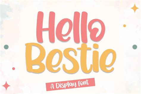 Hello Bestie Regular PREMIUM Font