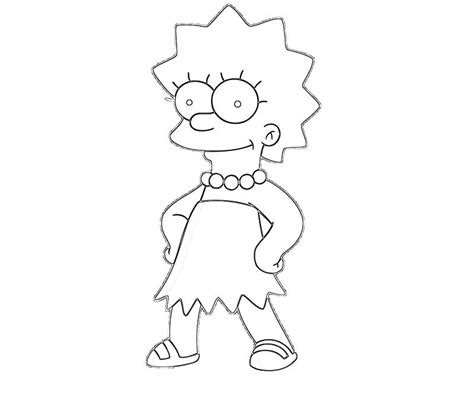 Lisa Simpson Coloring Pages Coloring Pages