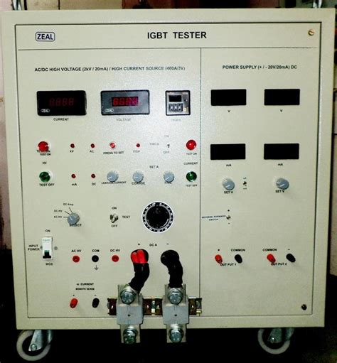 Zeal IGBT Tester Zeal Manufacturing And Calibration Services Private Limited ID