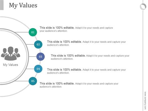 My Values Ppt Powerpoint Presentation Diagrams