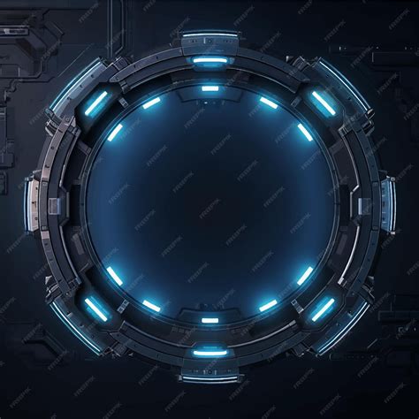 Premium Vector Techno Target Vision Cyberspace Tech Cyber Innovation Interface Virtual System