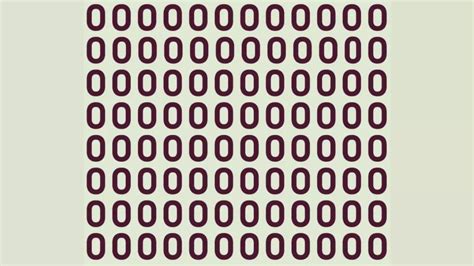 Optical Illusion Challenge We Dare You To Spot A Number Among The Letters In 6 Seconds