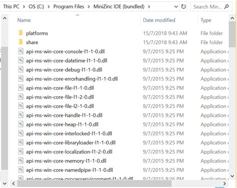 environment variables unable to run minizinc from command line even