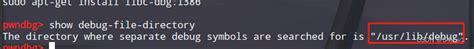 patchelf后使用堆栈指令时提示无符号信息 heap this command only works with libc debug symb csdn博客