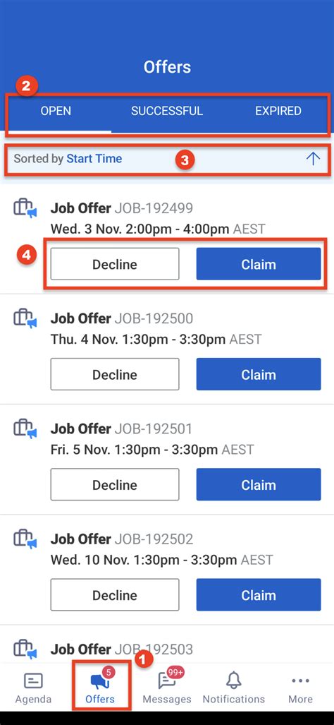 Deprecated Manage Work Offers Skedulo Documentation