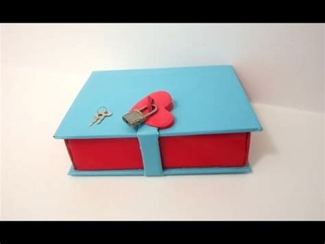 How To Make A Book Box With A Lock Lock Ur Secrets In A Book Artofit