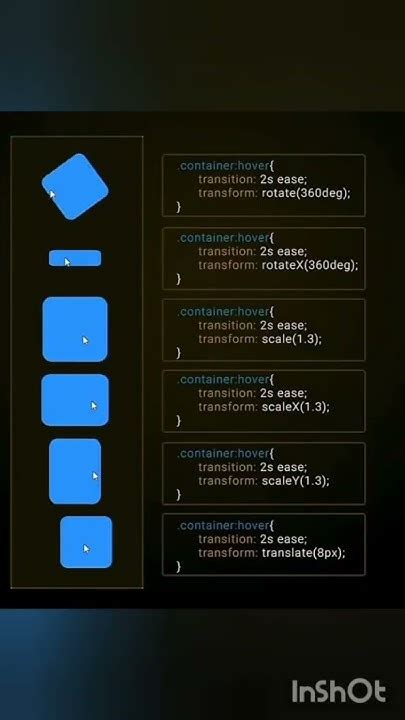 Hover Using Transition Transformnewbestvideoviralvideocodingtutorialtrendingshortscss3