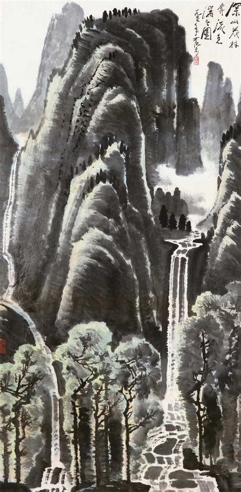 墨跡觸摸國畫 李可染國畫高清圖 手機上欣賞傳世國畫 每日頭條