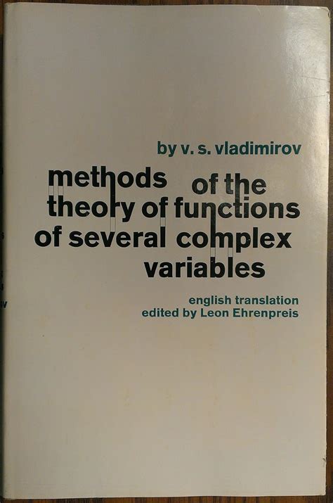Amazon Methods Of The Theory Of Functions Of Several Complex
