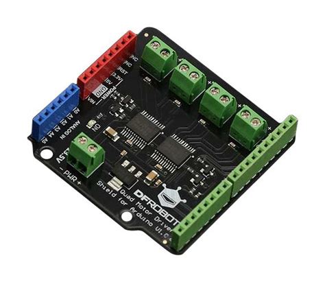 dri0039 dfrobot expansion board quad dc motor driver shield arduino