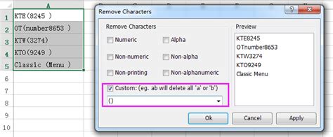 How To Remove Text Within Brackets Parentheses In Excel