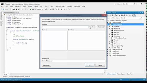 Visual Studio C Service Wcf Localhost And Windows Azure Parte Youtube