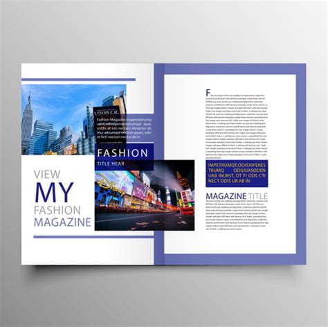 벡터 회사 잡지 표지 템플릿 Ai Uidownload