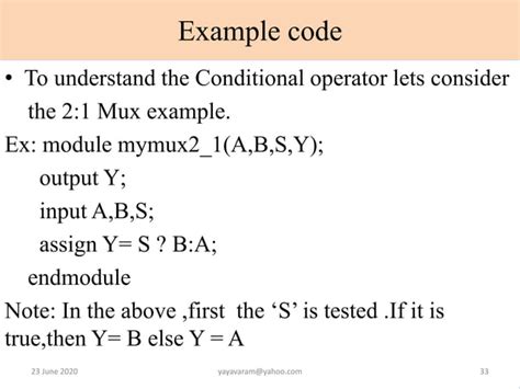 Verilog Operators Pptx Programming Languages Computing