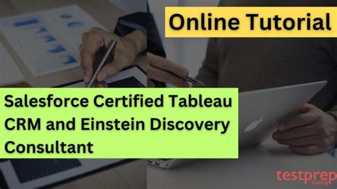 Salesforce Certified Tableau Crm And Einstein Discovery Consultant Testprep Training Tutorials