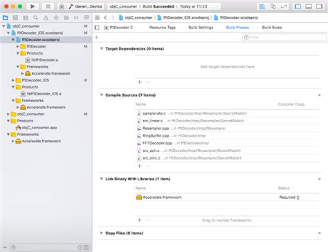 Xcode Build Fail C Lib Within Ios Lib Within Test Consumer App Stack Overflow