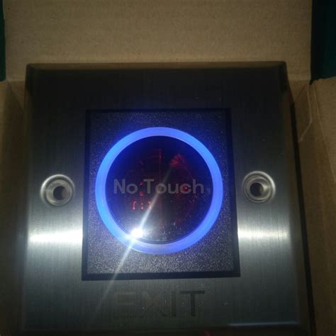 Jual Exit Release Rte Push Button No Touch Infrared Contactless Touchless Jakarta Barat Hrd