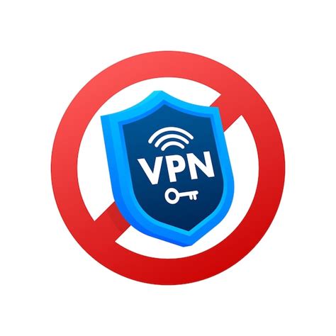 Premium Vector No Vpn Vector Set Safety Internet Technology Digital Technology Data Protection