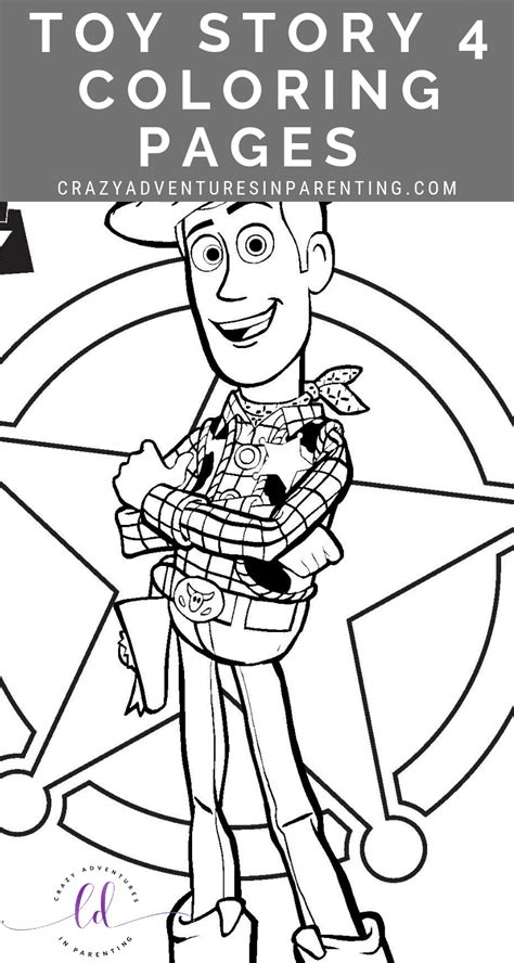 Toy Story 4 Coloring Page