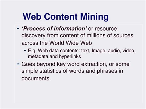 PPT WEB MINING PowerPoint Presentation Free Download ID 9342641