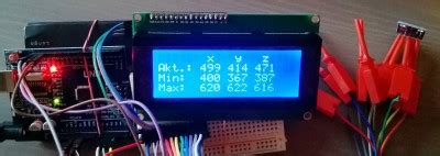 ADXL I C LCD Easy Arduino